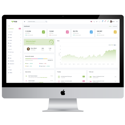 Noa – PHP Bootstrap 5 Admin & Dashboard Template