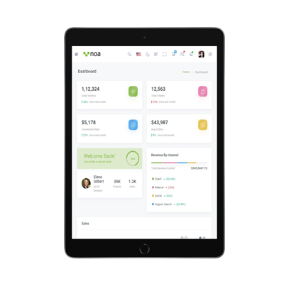 Noa – PHP Bootstrap 5 Admin & Dashboard Template